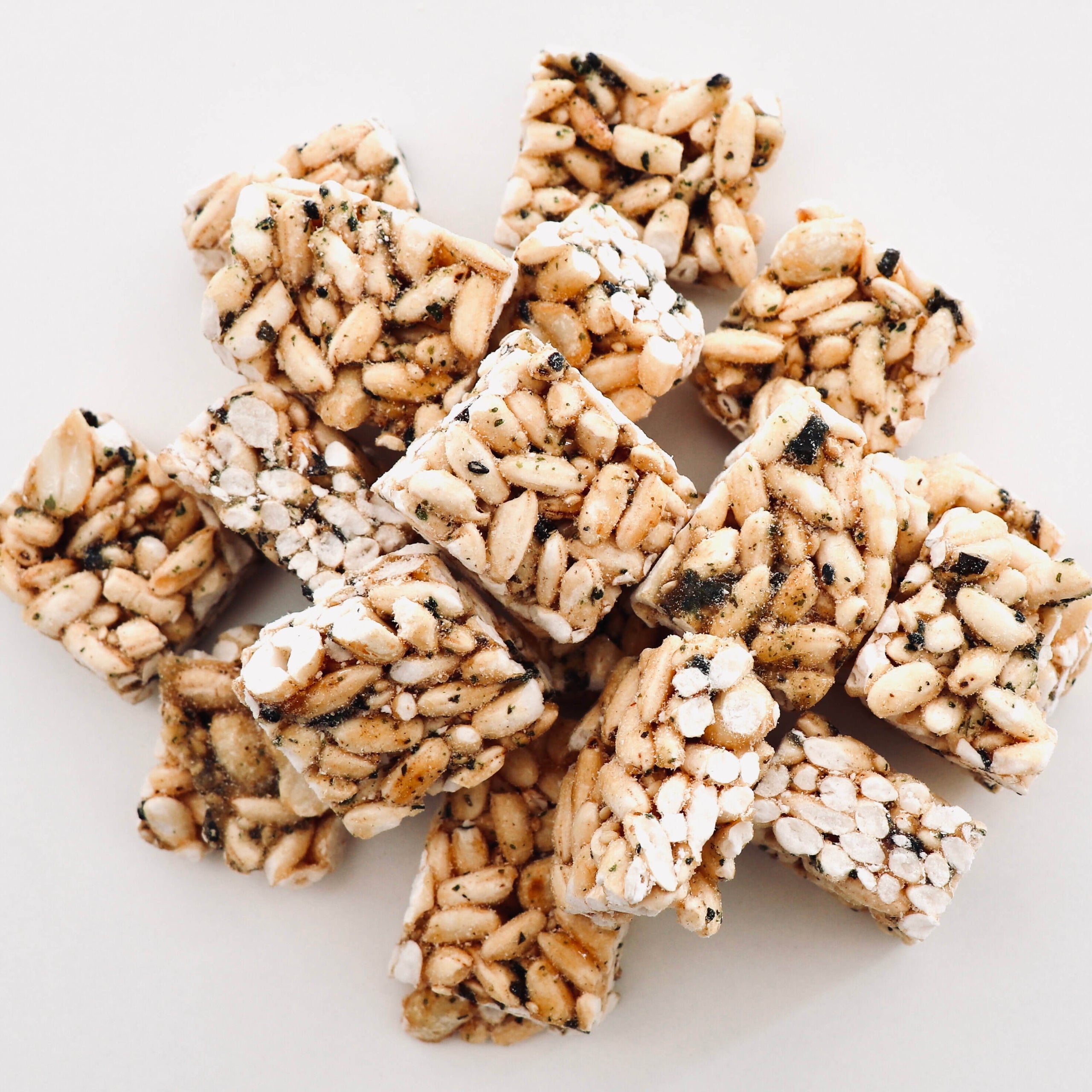 Furikake Puff Rice Cake | Rainbow Crack Seed