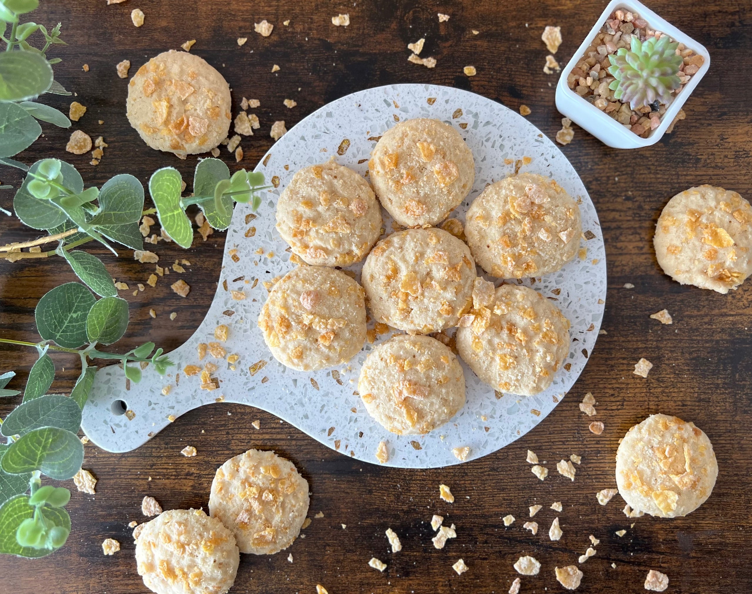 Cornflake Cookies | Rainbow Crack Seed